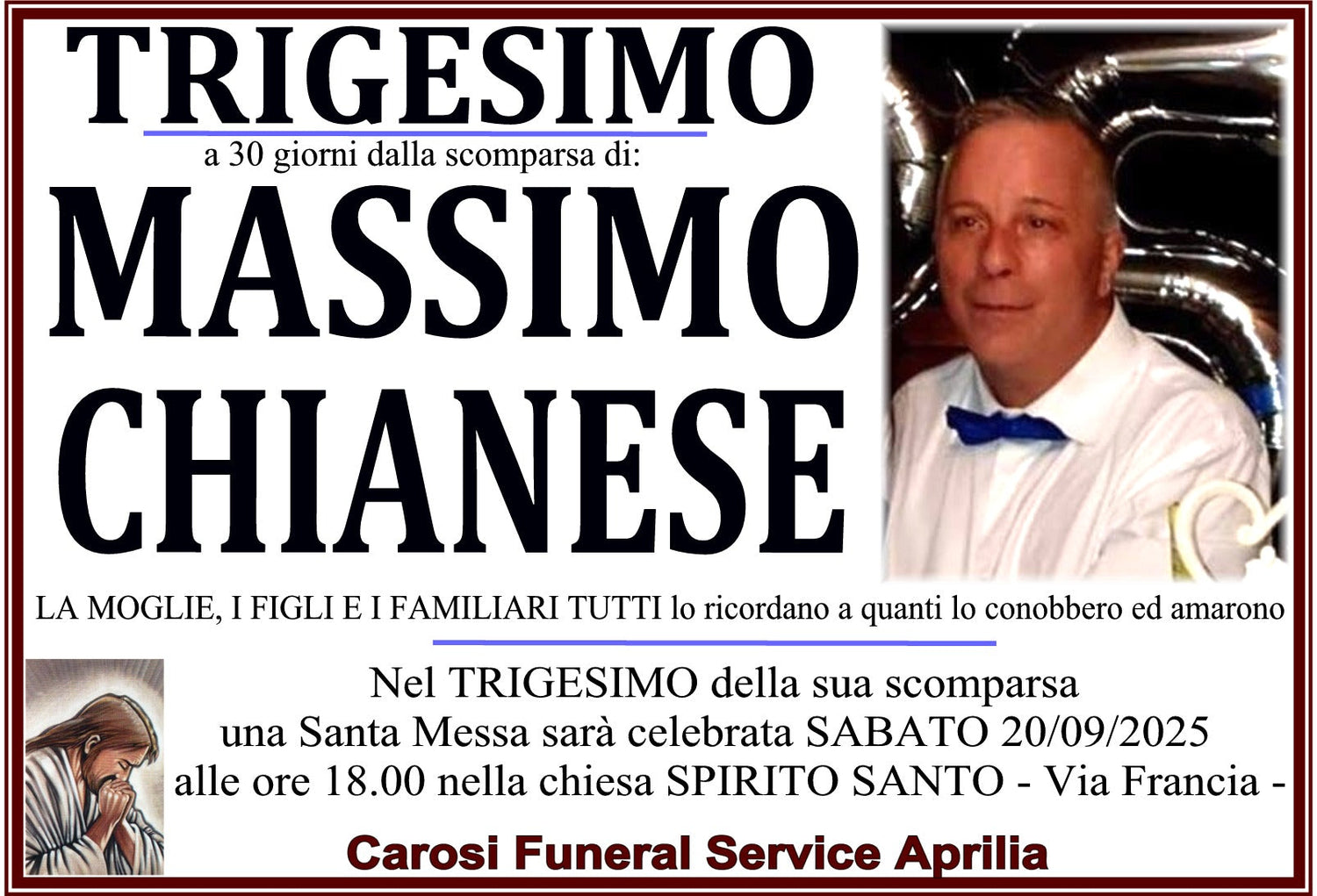 NECROLOGI – Carosi Funeral Service